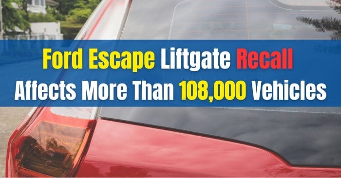Ford Escape Liftgate Recall: Detached Hinge Cover Safety Risk - The ...