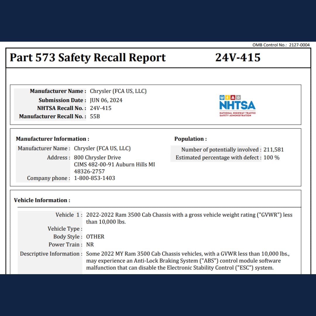 2024 RAM Anti-Lock Braking System Lawsuit Update: Is There a Recall ...